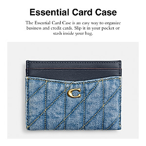 Coach Essential Card Case, Indigo