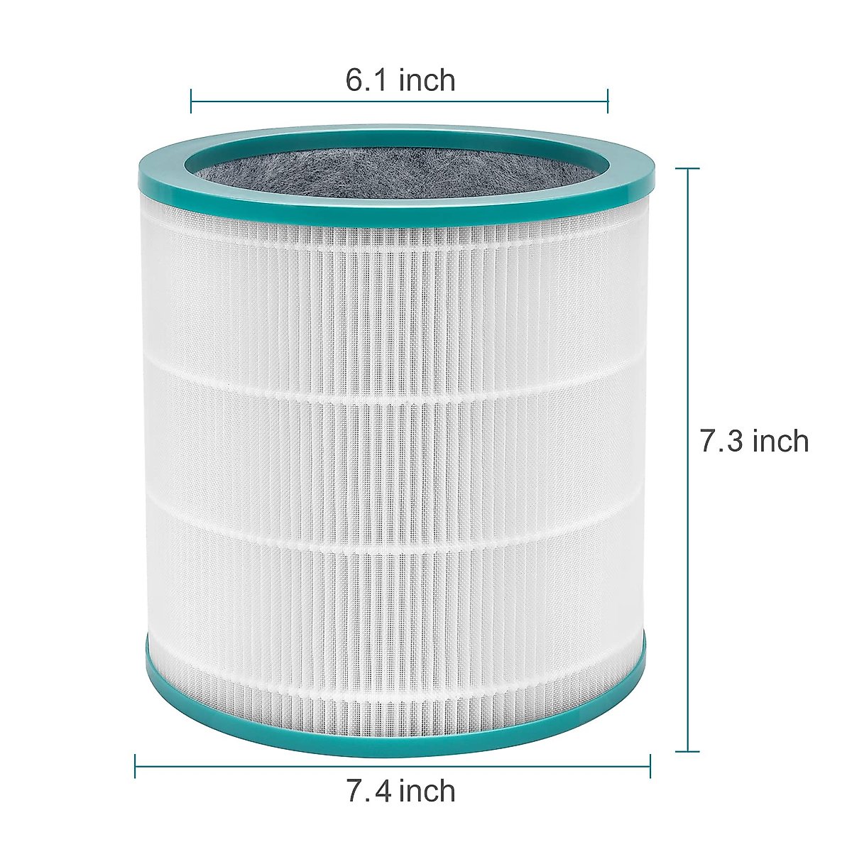JASENG Replacement Filter for Dyson TP01 TP02 TP03 BP01 AM11 Dyson Tower Purifier Pure Cool Link, Replaces Part # 968126-03