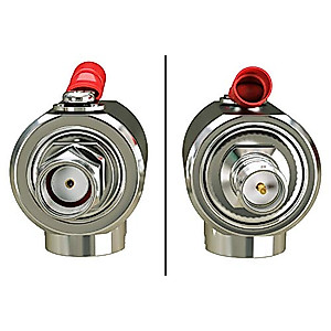 RP-SMA Male to RP-SMA Female Adapter Width Surge Protector 0-6GHz WiFi Antenna Coaxial Cable RF Converter -Wireless Network Connector -Lightning Protection Arrestor -Coax Suppressor -Tupavco TP1606