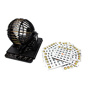 PowerTRC Bingo Machine Cage Game Set | with Bingo Balls | Classic Cage | Bingo Tray (Classic Version)