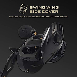 KastKing Valiant Eagle Baitcasting Reel, 6.6:1 Gear Ratio Right Handed Baitcaster Fishing Reel