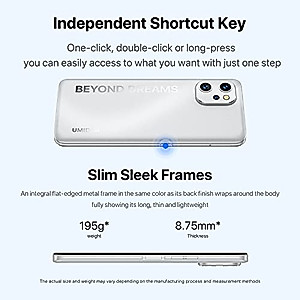 Unlocked Cell Phone, 128GB, NFC, Fingerprint Reader, 6.7" HD Screen, UMIDIGI F3S Unlocked Android Phones, Dual 4G Volte, 48MP Camera, 5150mAh Battery, Android 11