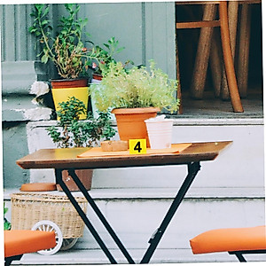 Parliky 20Pcs Reusable Acrylic Markers for Restaurants Events and Parties Table Evidence Markers for Order Identification and Organization