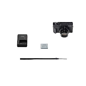 Canon PowerShot G5 X Mark II Digital Camera w/ 1 Inch Sensor, Wi-Fi & NFC Enabled, Black (Renewed)