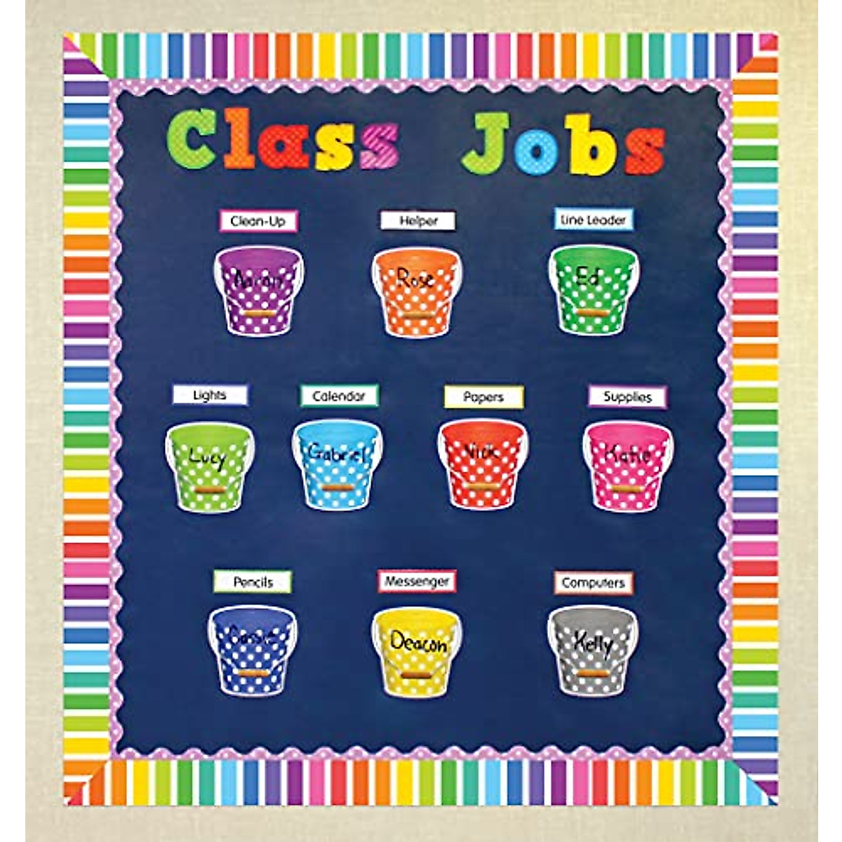 Teacher Created Resources Playful Patterns Bold Block 4" Letters Combo Pack (TCR3851)