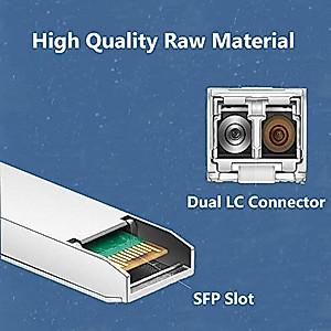 QINIYEK 4Pack 10GBase-LR SFP+ Transceiver, 10G Singlemode SFP+ Duplex LC Module,Compatible for Cisco SFP-10G-LR, Ubiquiti UF-SM-10G,Meraki, Mikrotik, Supermicro, Netgear,SMF,1310nm,10km,DDM