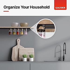 GAUDER Magnetic Tape Extremely Self Adhesive (0.6 Inch x 10 Feet) | Magnetic Strips | Magnet Roll