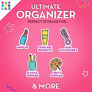 Caboodles On-The- Go Girl, Deep Pink Sparkle