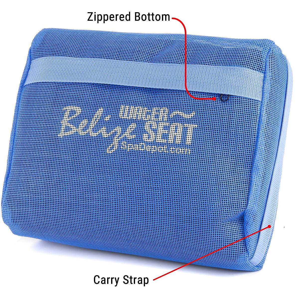 Hot Tub Booster Cushion Submersible Spa Water Seat - Blue by Belize