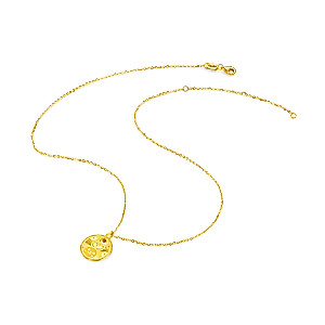 CHOW TAI FOOK 999 Pure 24K Gold Year of Rabbit Coin Bunny Necklace