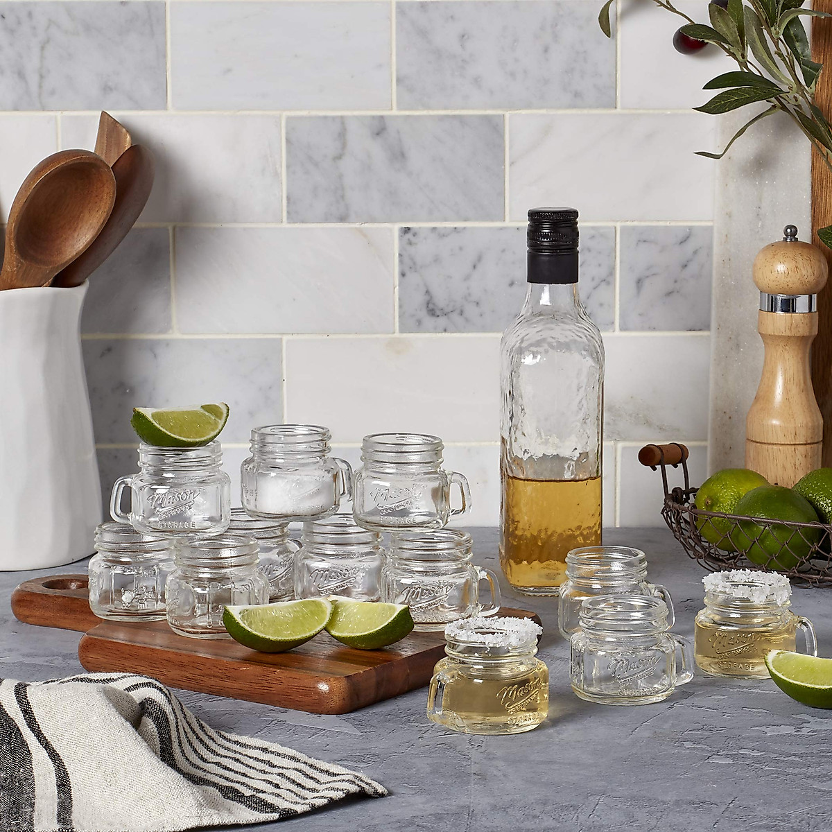 Mason Craft & More Beverage Glassware, 12PK SHOT GLASS SET