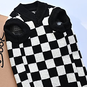 Sphynx Cat Clothes Fashionable V-Neck Sweater Vest Hairless Cat Clothes Thickened Warmth Devon Cat Clothes,Peter Bald,Cornish (Large)