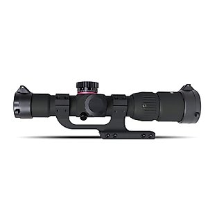 Monstrum G2 1-4x24 First Focal Plane FFP Rifle Scope | ZR300 H-Series Offset Scope Mount | Bundle