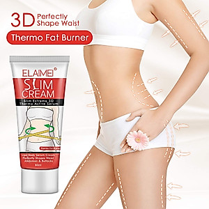 Slimming Hot Cream 2 Pack, Hot Cream for Belly Fat, Fat Burning Cream, Anti-Cellulite Slim Massage Cream - Slimming Cream for Waist, Belly, Buttocks and Thighs, Loose Weight Fast for Women