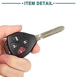 ACROPIX 315Mhz Keyless Entry Remote Fit for Toyota Corolla - Pack of 1 Black