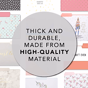 Graphique Designer “Very Important” File Folders | Set of 9 (3 Designs) | Letter Size Organizers | Decorative Office Supplies | Durable Coated Cardstock | Gold Foil Lettering | 1/3-Cut Tabs,Leopard