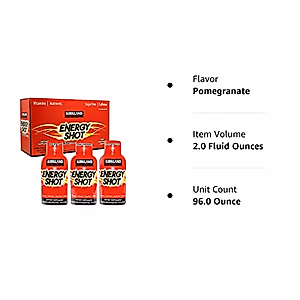 Kirkland Signature Energy Shot, 48 Bottles, 2 Ounces Each