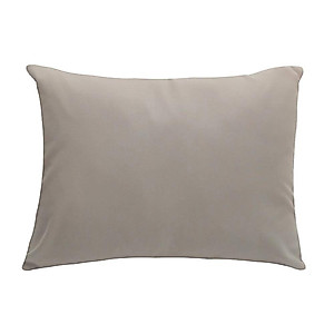 Ella & Max Toddler Pillowcase. Gray. Fits 13x18 & 14x19 Toddler Pillows. Easy to wash & no Ironing. Handmade in USA. Made of Luxury Microfiber Fabric.