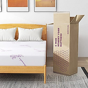 FONTOI Full Size Mattress in a Box, 10 inch Bed Mattresses Made in USA with Knit Cover, Cooling Gel Green Tea Memory Foam, Medium Firm