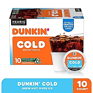 Dunkin' Cold, 10 Keurig K-Cup Pods