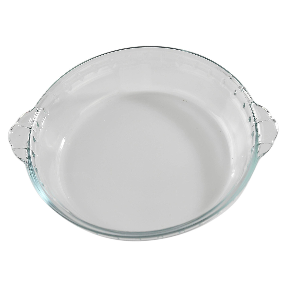 Home-X Pie Bakeware Set of 2, Glass Baking Accessories, 7” Dessert Pie Plates