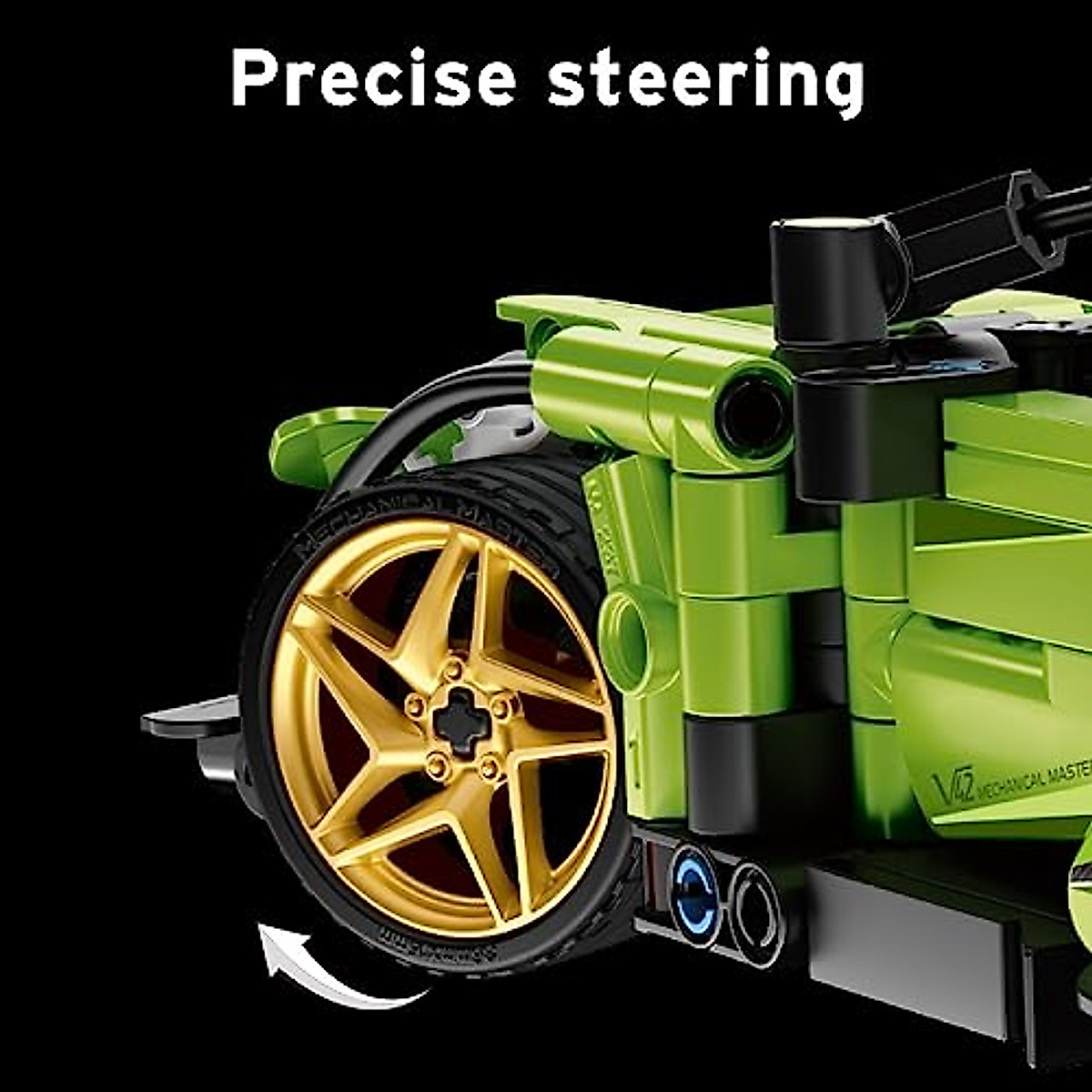 HEGOAI Remote Control Sports Car Building Set, Can Be Transformed STEM RC Car or Robot Model Set, Construction Toys for 7-9 Year Old Boys, 514 Pieces (Compatible with Lego Sets)