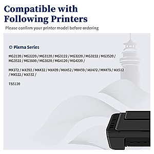 InkSpirit Remanufactured 240 241 Black Color Ink Cartridge Replacement for Canon PG-240 XL CL-241 XL Combo Pack for Pixma MG3620 TS5120 MG3600 MX532 MG3520 MG2120 MG3120 MG3220 MX452 MX472 Printer