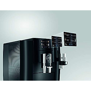 Jura E8 (NAA) 4th Gen Automatic Coffee Machine (Piano Black)