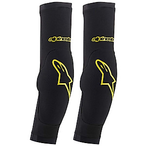 Alpinestars Men's Paragon Plus Elbow Protector, Black Acid Yellow, Large