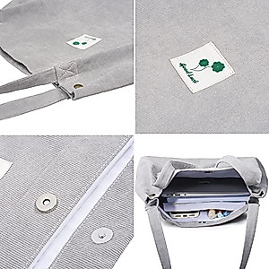 Suyfhdc Corduroy Tote Bag for Women Cute Tote Bags Travel Bag with Inner Pockets Big Capacity Casual Handbags for Shopping Work