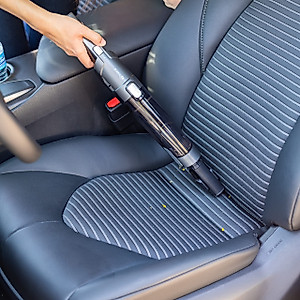 IRIS USA Handheld Vacuum with Fast Charging Battery, Home Office or Car, Portable Lightweight Cleaner with Powerful Suction, Washable Dust Cup, Gray