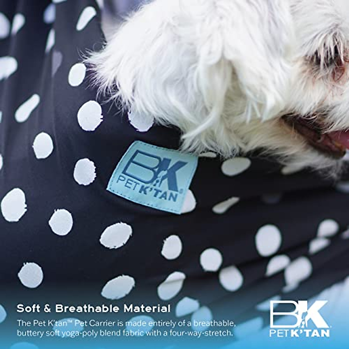 Pet K’tan Pet Carrier for Small to Medium Pets - Cat and Dog Soft Pet Carrier Sling - PawKadot, Small