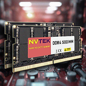 NVTEK 32GB (2X16GB) DDR4 2400MHZ PC4-19200 SODIMM 2Rx8 1.2V 260-PIN Non-ECC Laptop PC Computer Memory KIT