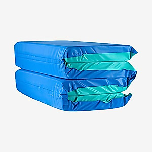 KinderMat 2" Jr. Daydreamer and Full Nap Mat Washable Cover - New Trucks N Tractors Design - Regular, 47" x 22", Great for Daycare & Families