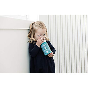 Simple Modern Kids Summit Sippy Cup Thermos 10oz - Stainless Steel Toddler Water Bottle Vacuum Insulated Girls and Boys Hydro Travel Cup Flask -Shark Bite Purple