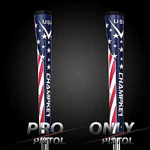 CHAMPKEY USA Pistol Golf Putter Grip | Comfortable Polyurethane and Lightweight Putter Grips