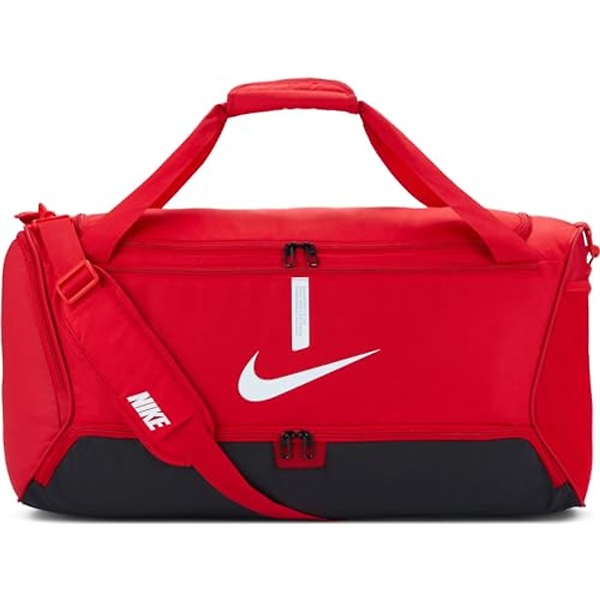NIKE Unisex's Academy Team-Sp21 Sports Bag, University Red/Black/White, One Size