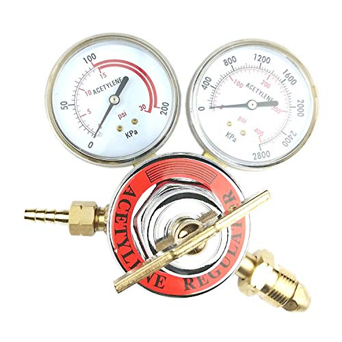 Welding Gas Welder Acetylene Regulator CGA 510 Inlet 0-400 PSI Outlet 0-30 PSI