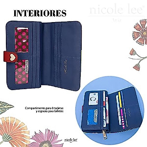 Nicole Lee Signature Bifold Butter-Flower Mustard Wallet