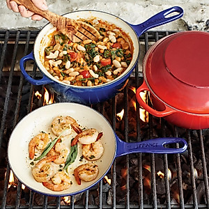 Le Creuset Multifunction Pan, 2.5 qt, Exclusive Color: Azure Blue