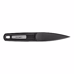 Kershaw Electron Fixed Blade Knife, 2.4 inch Blade with Black Sleeve Dagger Design, Made with PA-66 Nylon, Project Atom