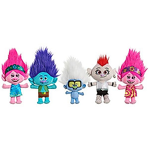 DreamWorks TrollsTopia 8 inch Small Plush Poppy, Kids Toys for Ages 3 Up by Just Play