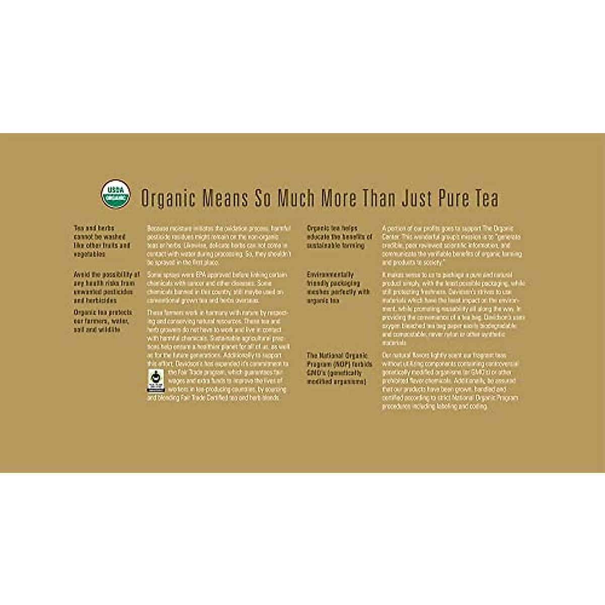 Davidson's Organics, Assorted Green Teas, 100-count Individually Wrapped Tea Bags