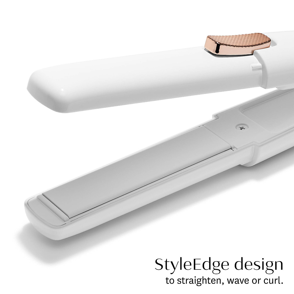 T3 SinglePass Compact Portable Flat Iron with Travel Cap - Ceramic Straightening and Styling Iron with Auto World Voltage