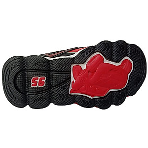 Disney Boy's Lightning McQueen Cars Light Up Sneakers (Black, Numeric_9)