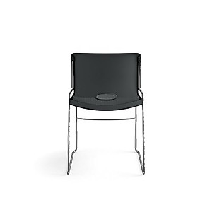 HON Olson Stacking Chair - Guest Chair for Office, Cafeteria, Break Rooms, Training or Multi-Purpose Rooms, Lava, 4 pack (H4041)