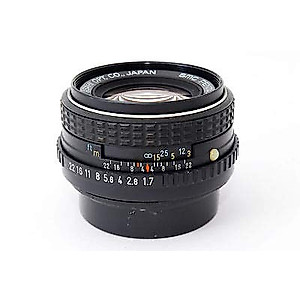 SMC Pentax-M 50mm F1.7 manual focus lens.