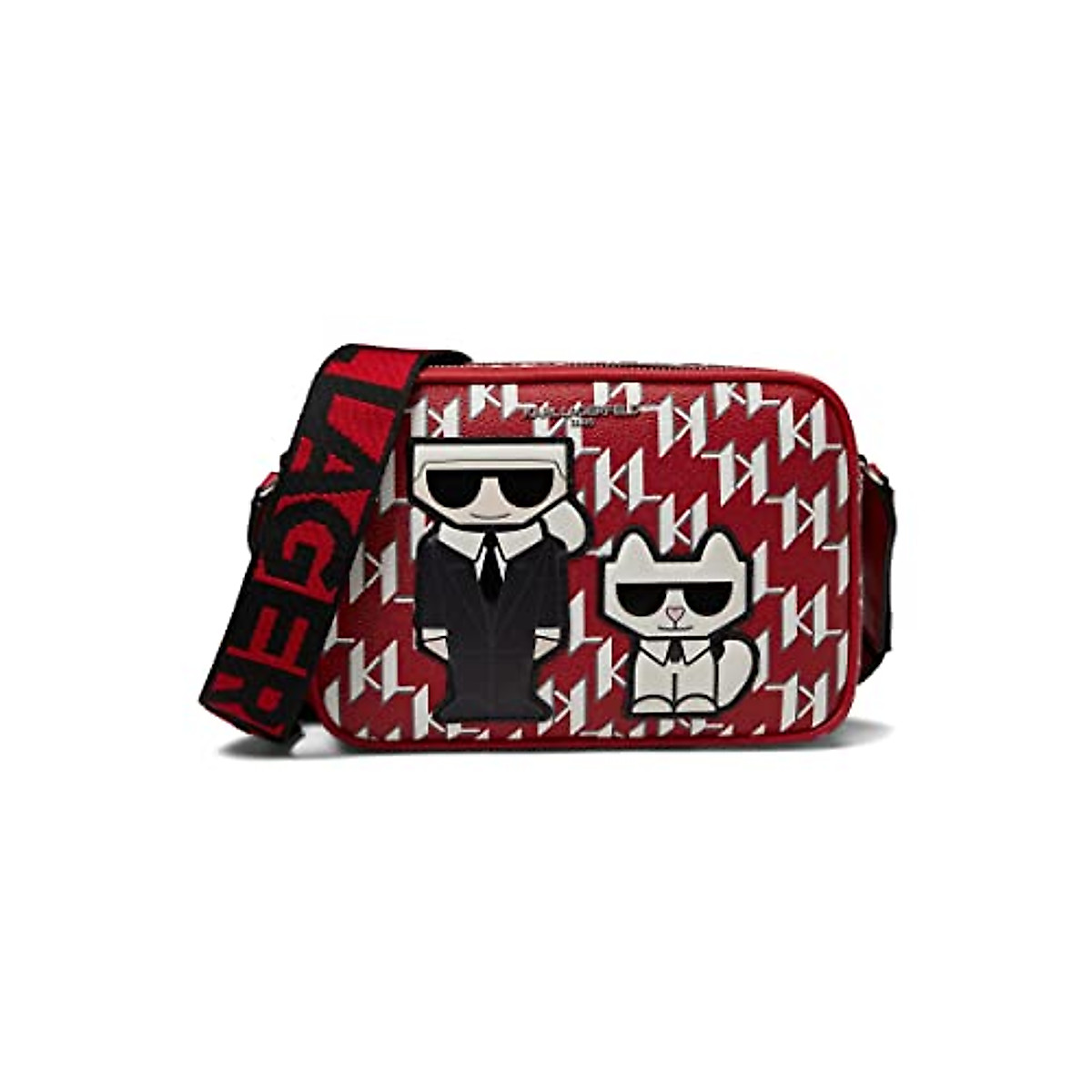 Karl Lagerfeld Paris Maybelle Crossbody Crimson Combo One Size