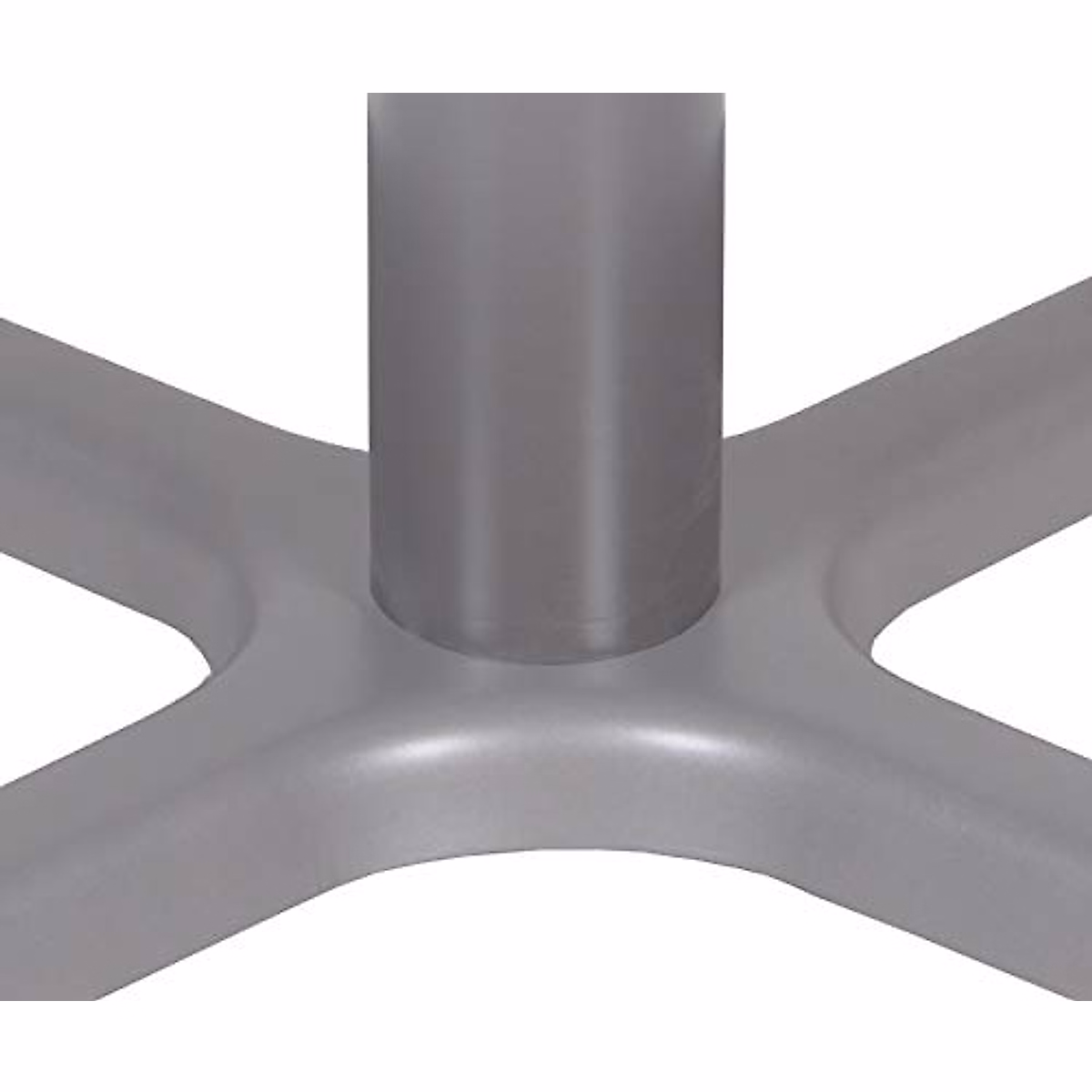 Regency Via Square X-Base Table, 48", Cherry/Grey