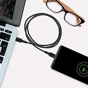 Belkin 3.3ft USB-C to USB-C Cable, Fast Charge Cable for Galaxy S23, S22, Note10, Note9, Pixel 7, Pixel 6, iPad Pro, More USB Type-C Cable - Black